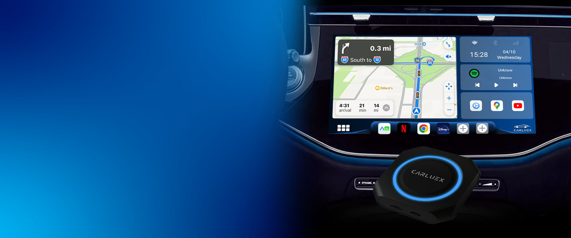 CARLUEX | Turn Your Car's Display Screen Into A Multimedia Tablet